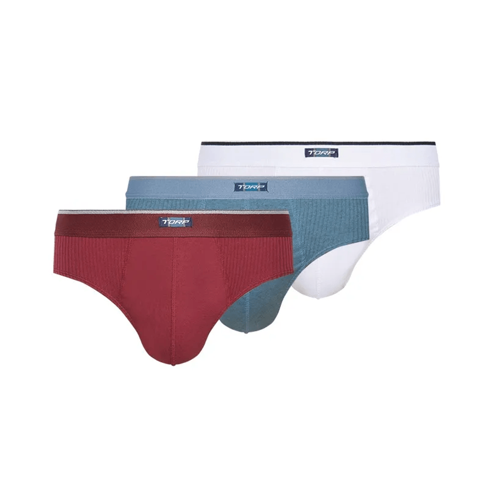Cueca Torp Slip em Algodão 7008 Kit C/3 - meiassaojose