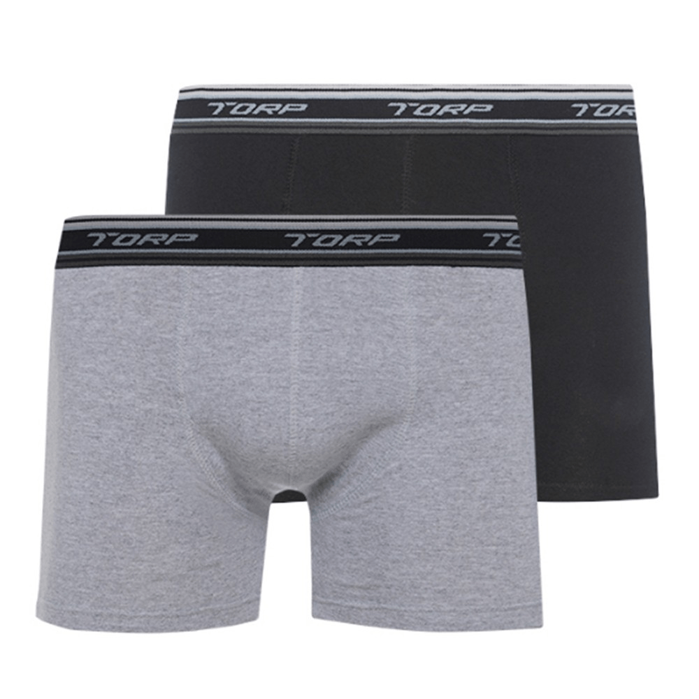 Cueca Torp Boxer em Algodão 7009 Kit C/2 - meiassaojose