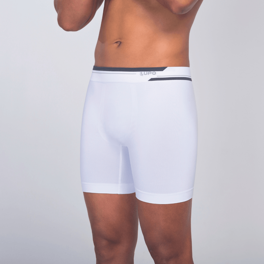 Cueca Lupo Boxer Alongada Sem Costura 442-002 - meiassaojose
